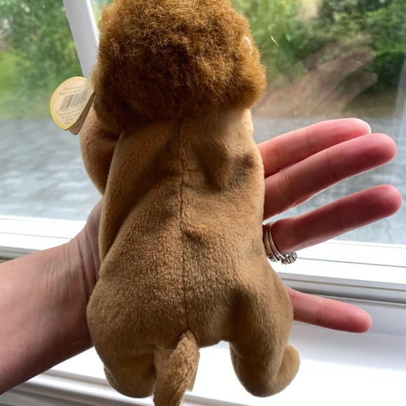 Toys | Retired Ty Beanie Baby Roary Lion Errors With Tags Rare Pvc ...
